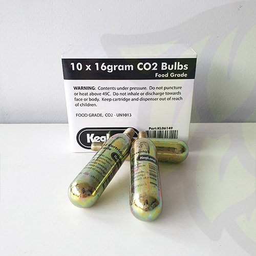 CO2 Cartridge (10 Pack) 16g/ Bulbs - Brew-By-Me | ขาย อุปกรณ์ ทำเบียร์