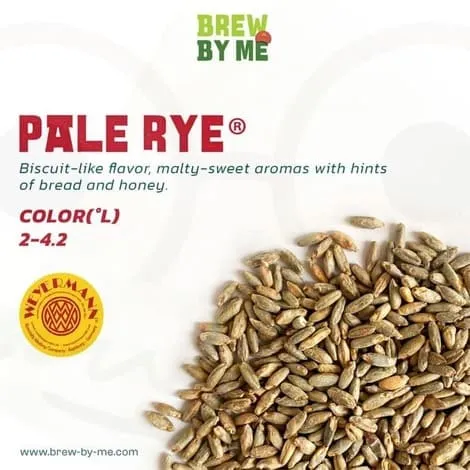 Pale Rye Malt – Weyermann® - Brew-By-Me | จำหน่ายวัตถุดิบ ทำเบียร์